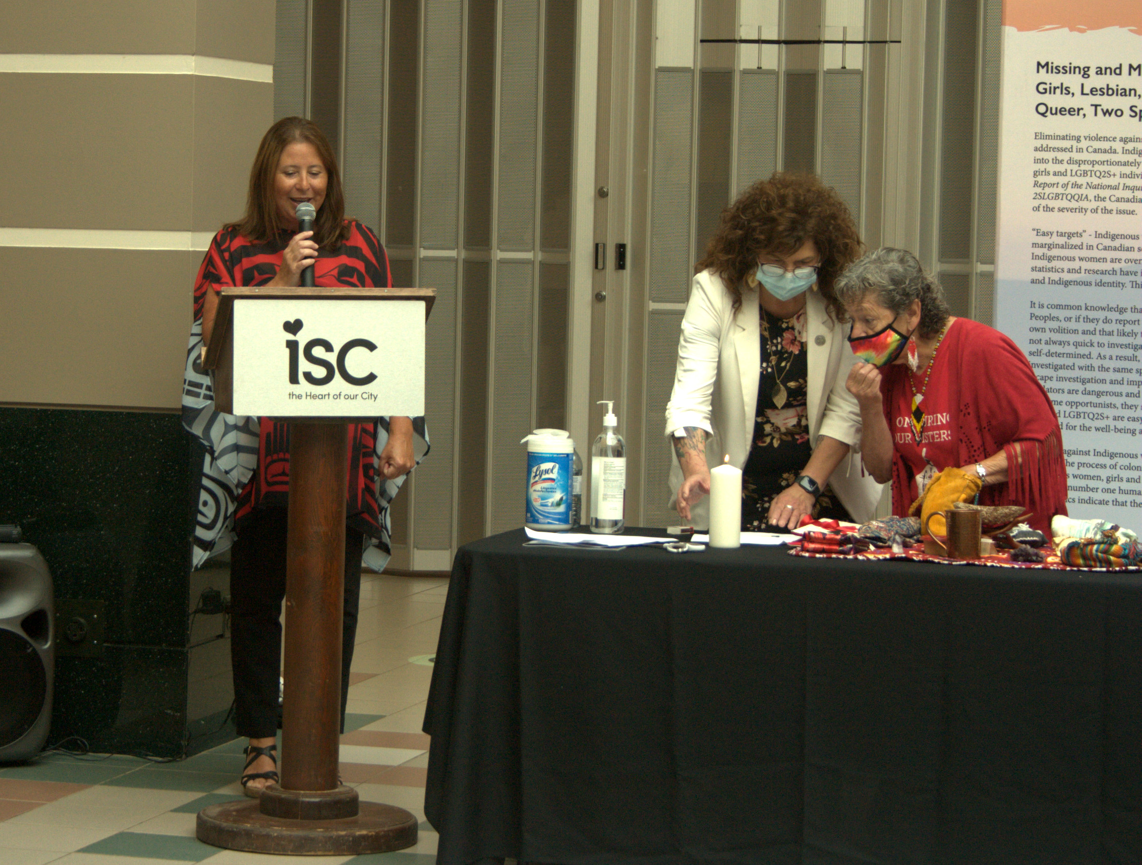 Legacy of Hope Waniskahtan Exhibit on display at the Intercity Shopping ...