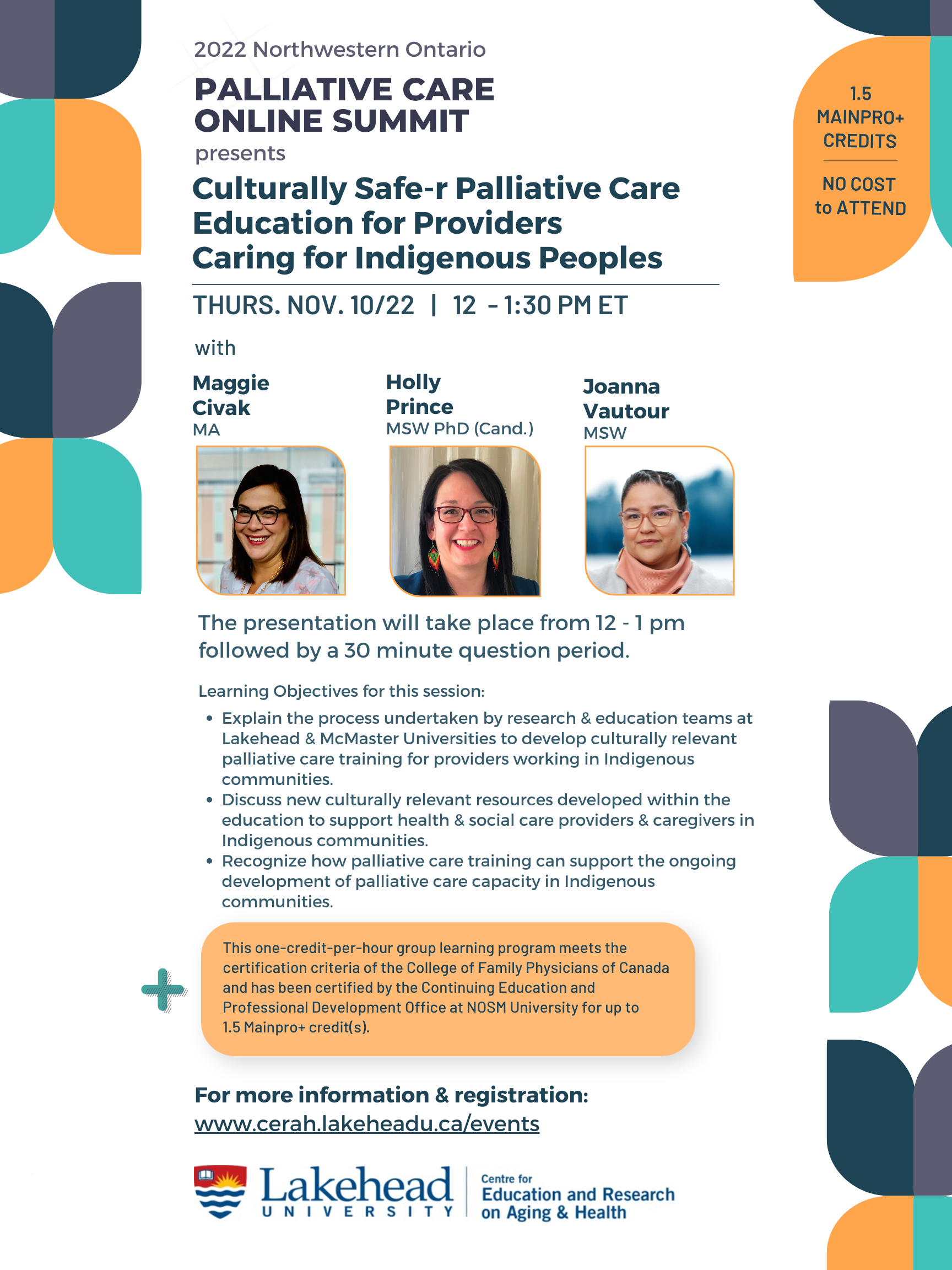 Culturally Safe-r Palliative Care Education for Providers Caring For ...