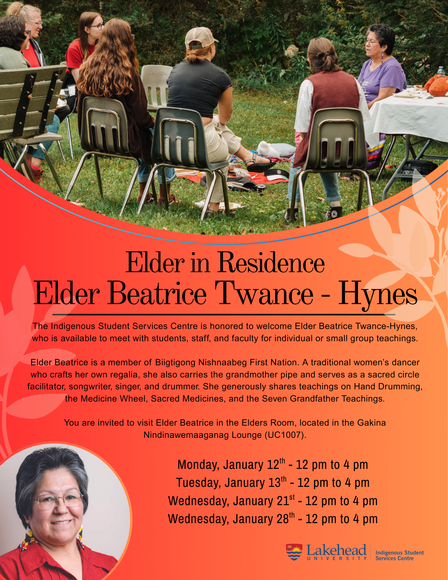 Elder in Residence - Elder Beatrice Twance-Hynes | Lakehead University
