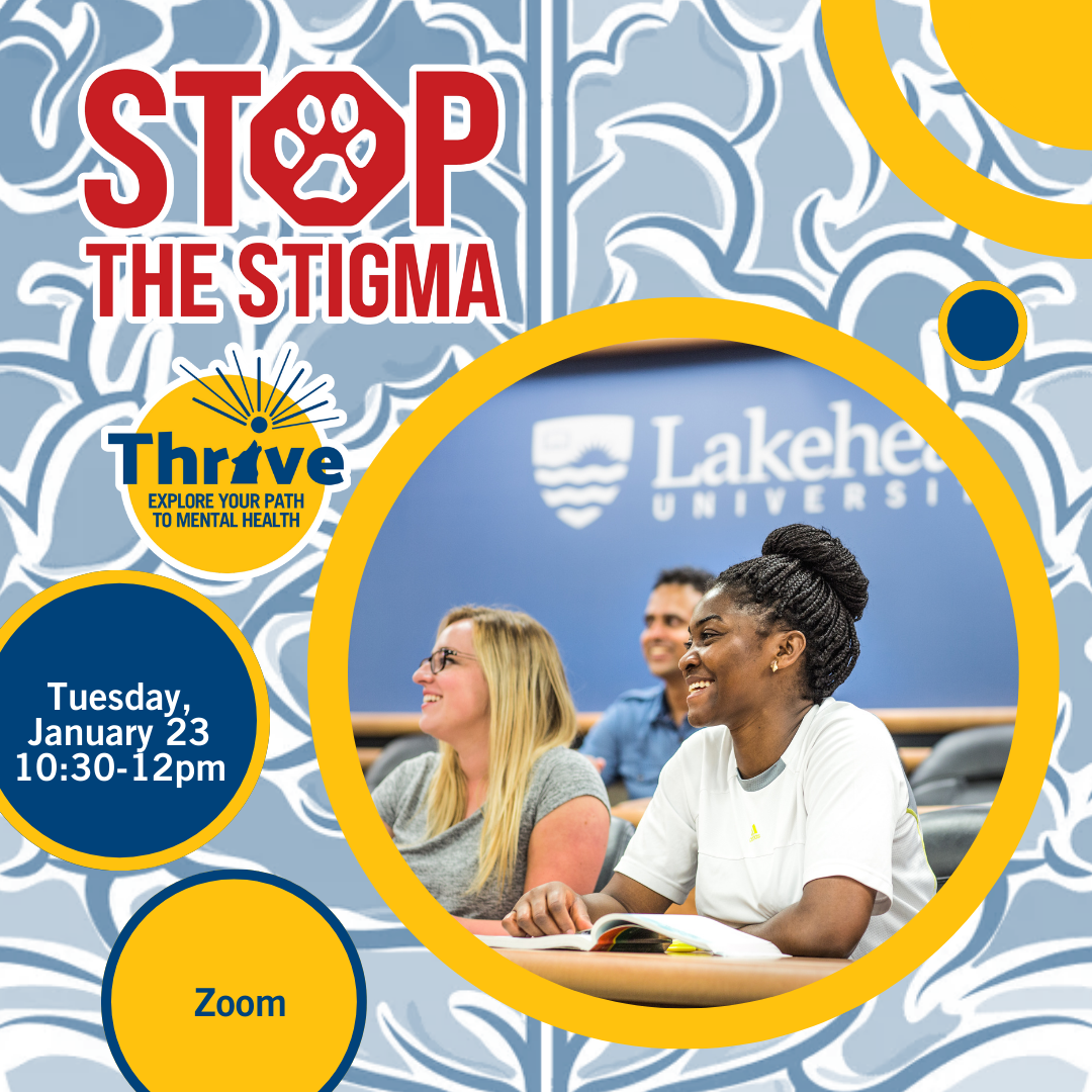 Stop the Stigma Workshop | Lakehead University