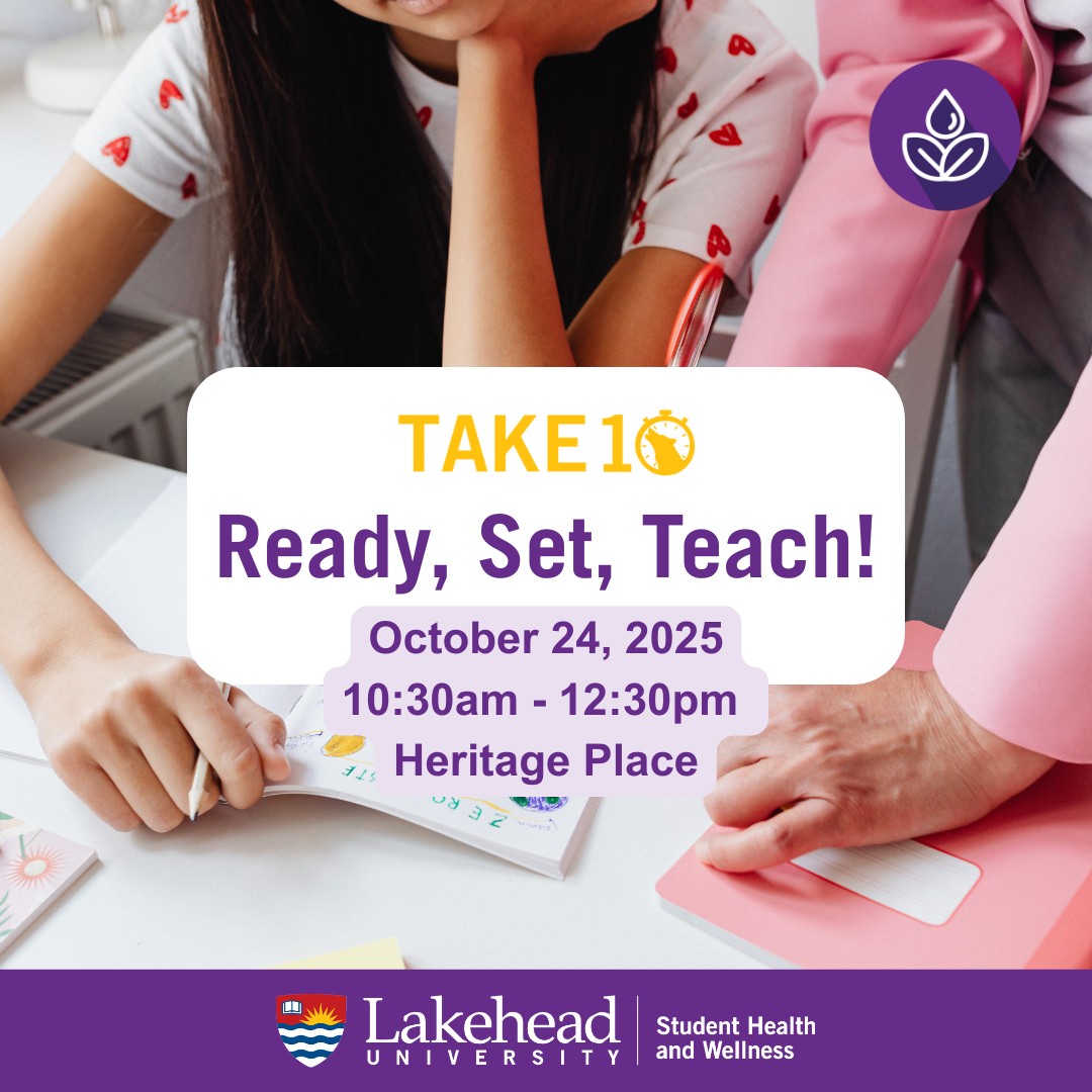 (OR) Take10: Ready, Set, Teach! Preparing for Placement @HP | Lakehead ...