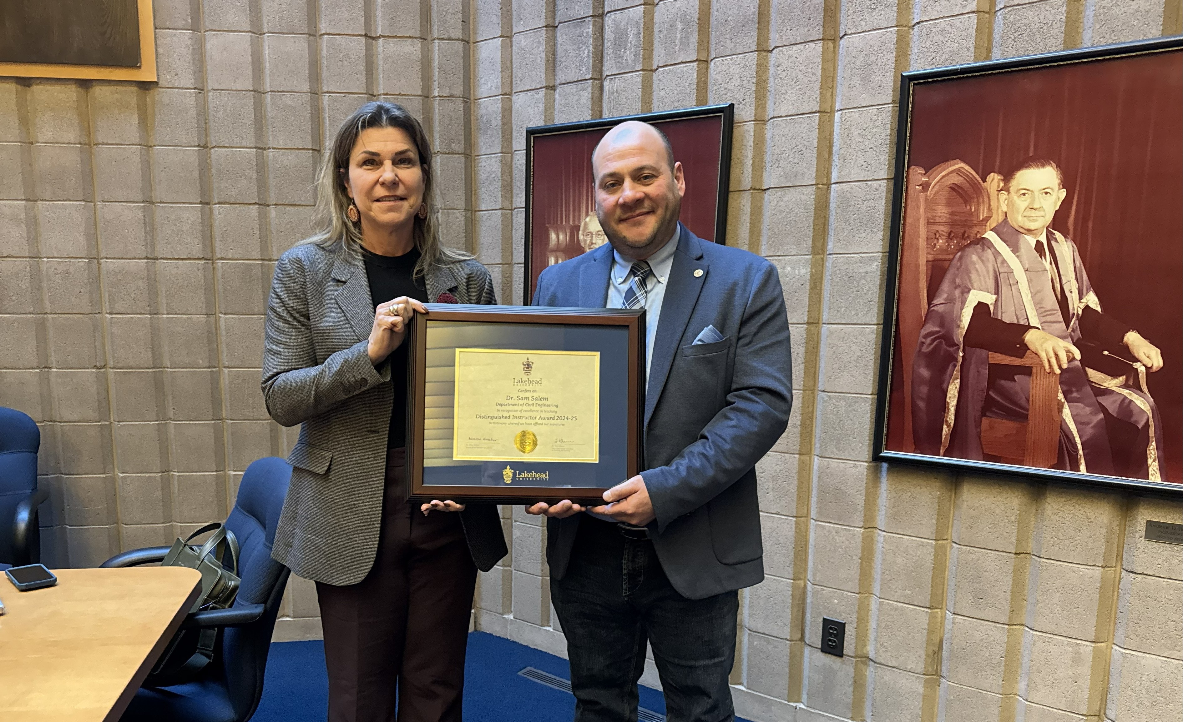 Meet 2025 Distinguished Instructor Dr. Sam Salem | Lakehead University